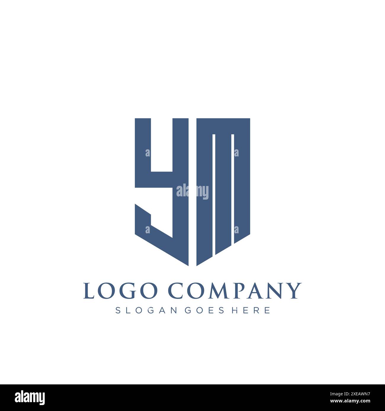 YM shield type logo design Stock Vector Image & Art - Alamy