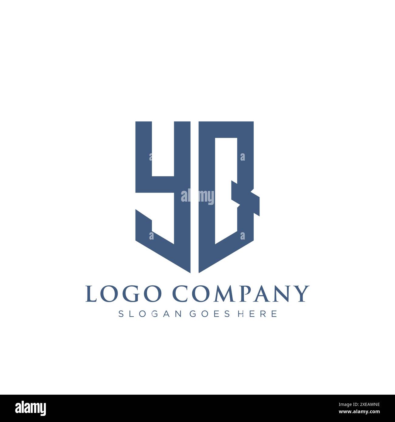YQ shield type logo design Stock Vector Image & Art - Alamy