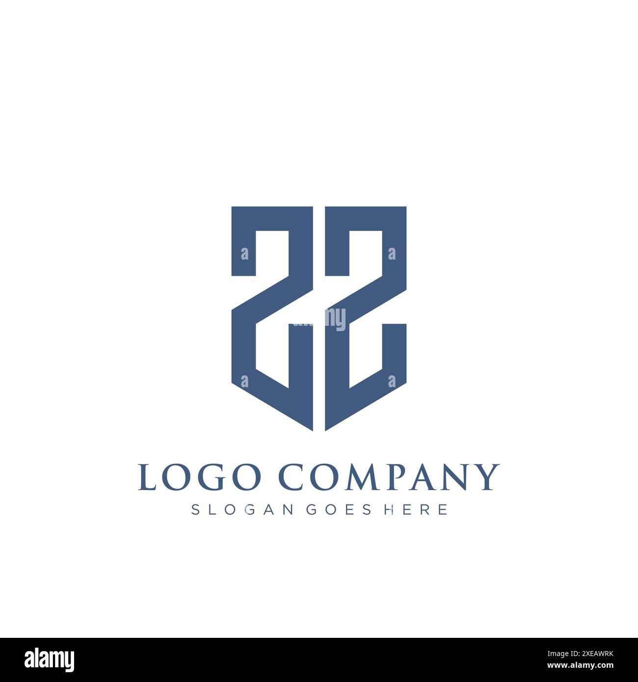 Zz logo design hi-res stock photography and images - Alamy