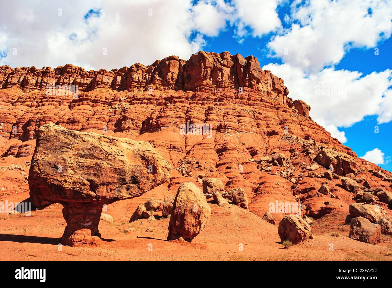 Red navajo sandstone cliffs hi-res stock photography and images - Alamy