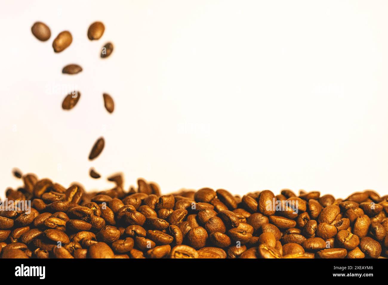 Many flying espresso coffee hi-res stock photography and images - Alamy