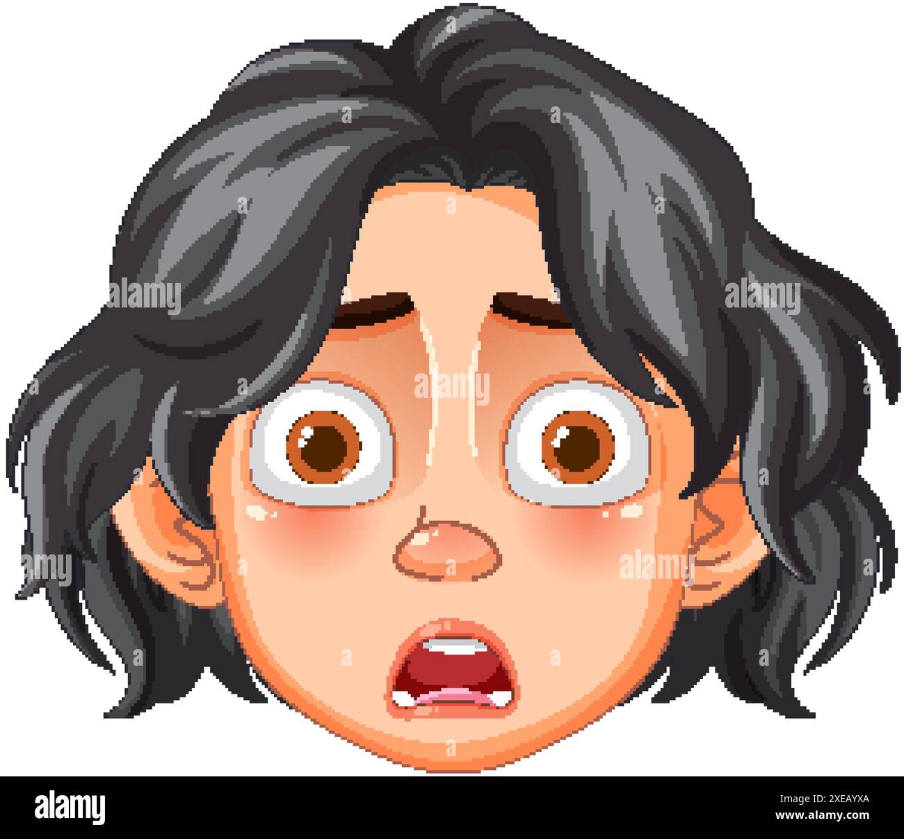 Wide eyebrows Cut Out Stock Images & Pictures - Alamy