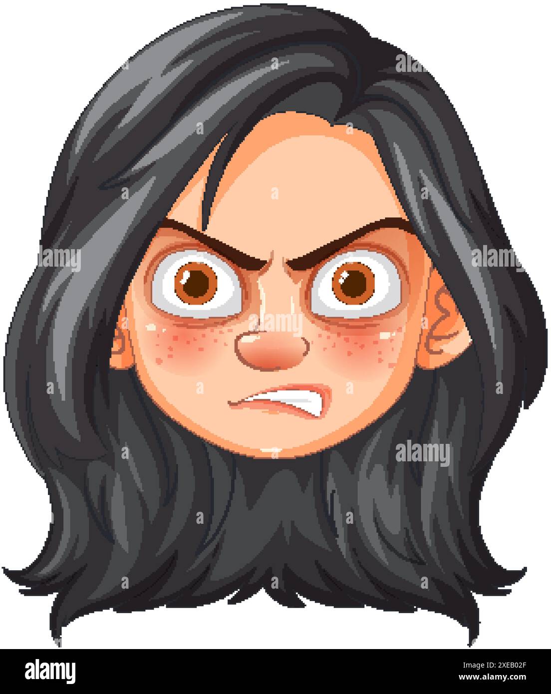 Intense emotional Stock Vector Images - Alamy