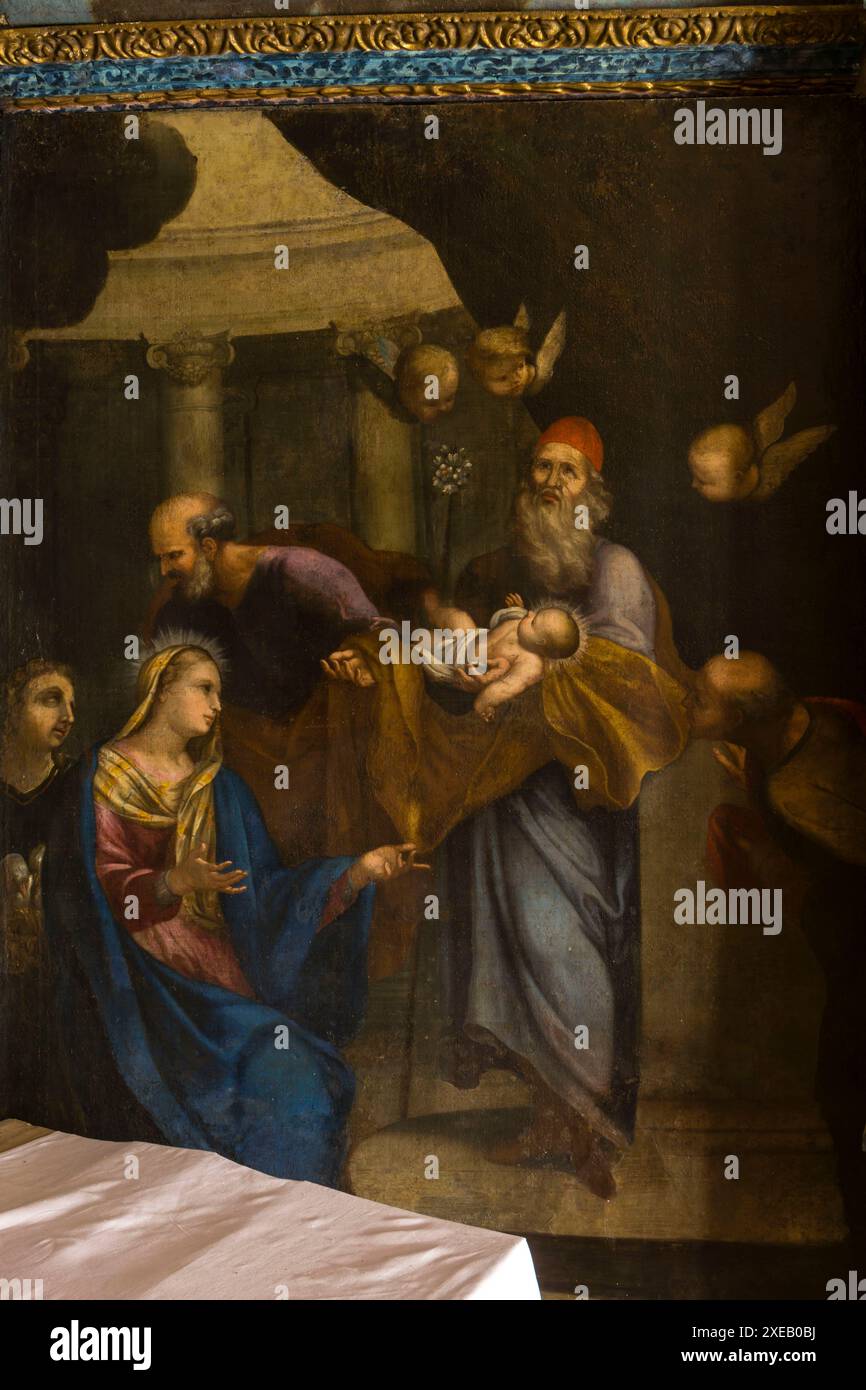 Presentation of Jesus in the Temple Stock Photo - Alamy