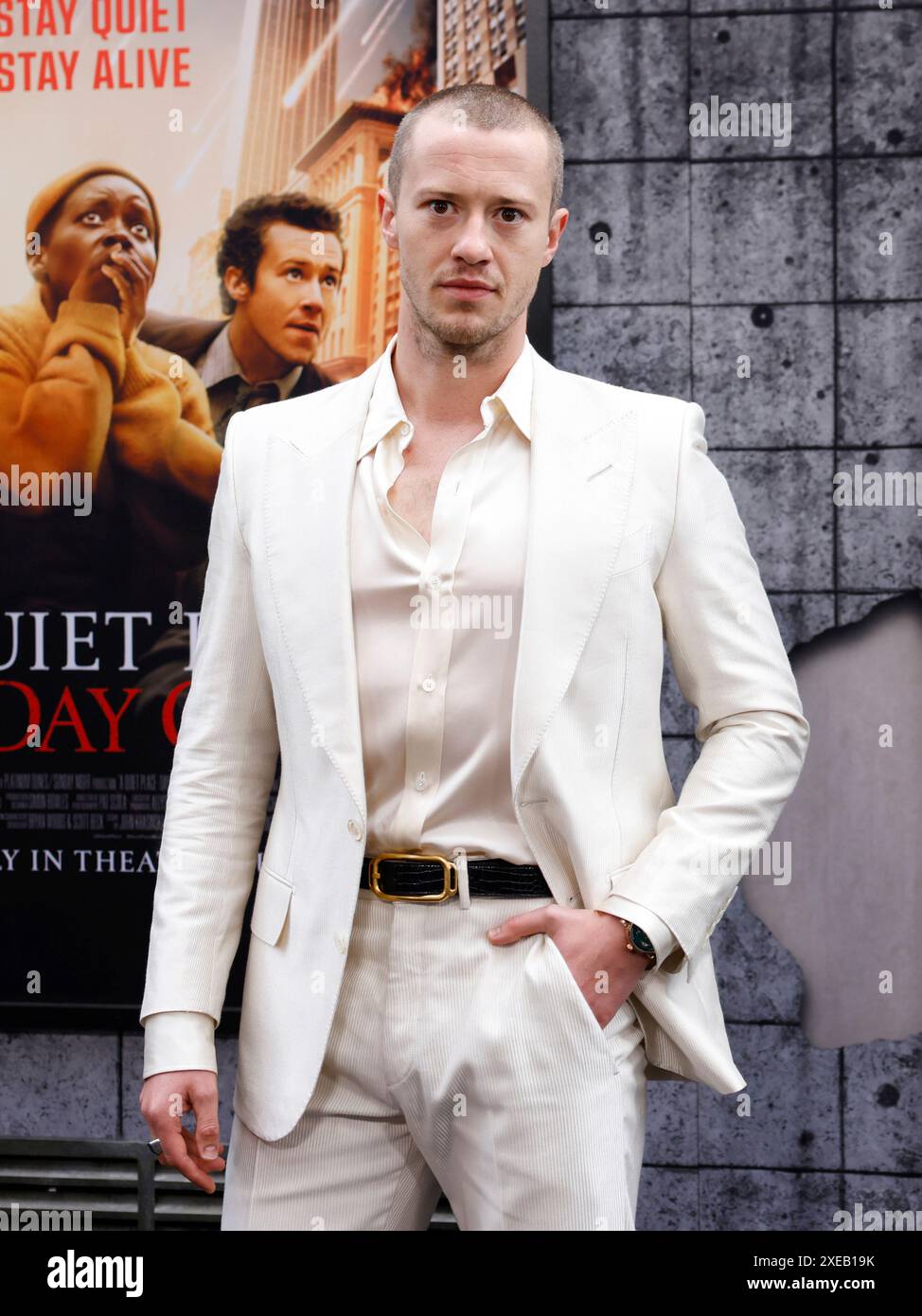 New York, United States. 26th June, 2024. Joseph Quinn arrives on the ...