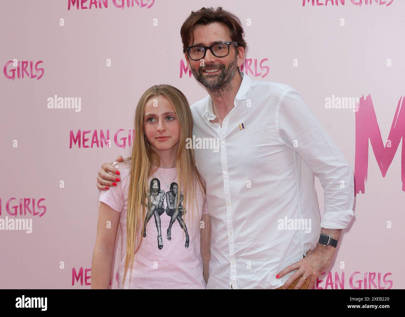 David Tennant and daughter Olive attend the Mean Girls Musical Gala ...