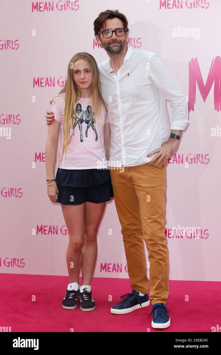 London, UK. 26th June, 2024. David Tennant and daughter Olive attend ...