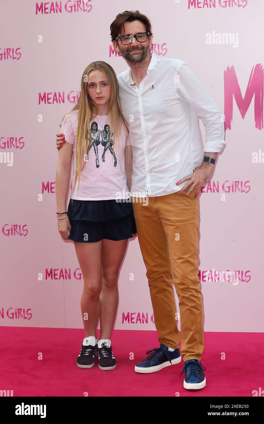 David Tennant and daughter Olive attend the Mean Girls Musical Gala ...