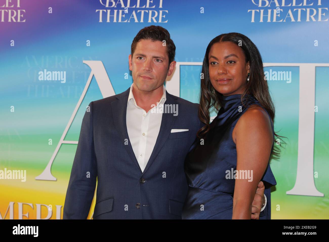 New York, USA, June 25, 2024 - (L-R) Nicholas Lau and Atti Worku attends American Ballet ...