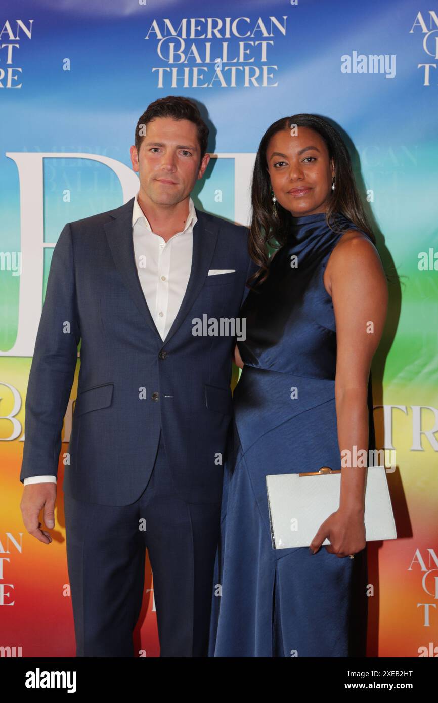 New York, USA, June 25, 2024 - (L-R) Nicholas Lau and Atti Worku ...