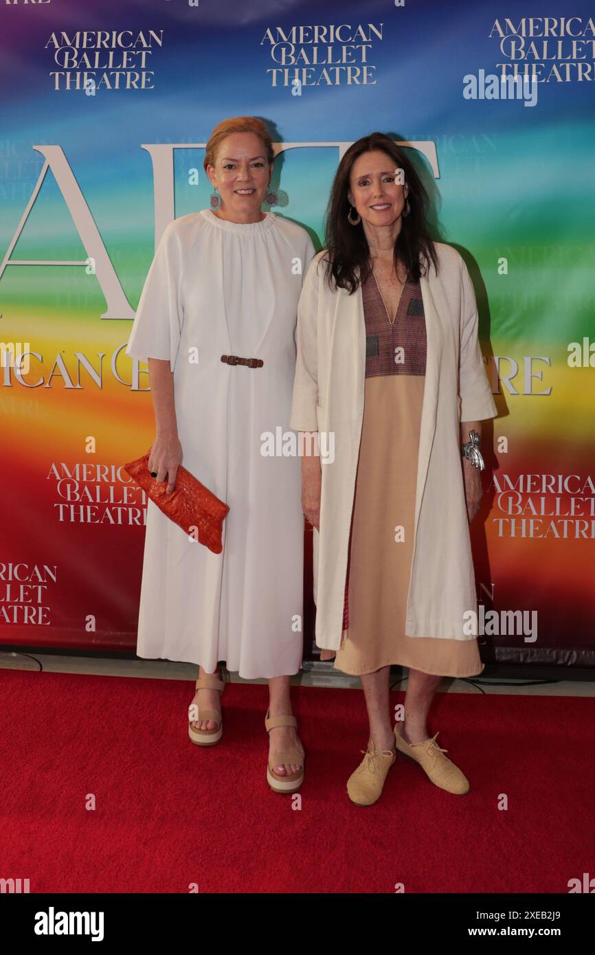 New York, USA, June 25, 2024 - (L-R) Bree Jeppson and Julie Taymor ...