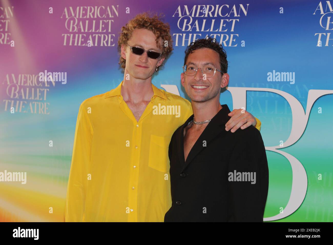 New York, USA, June 25, 2024 - Fergus McIntosh and Eli Berger attends ...