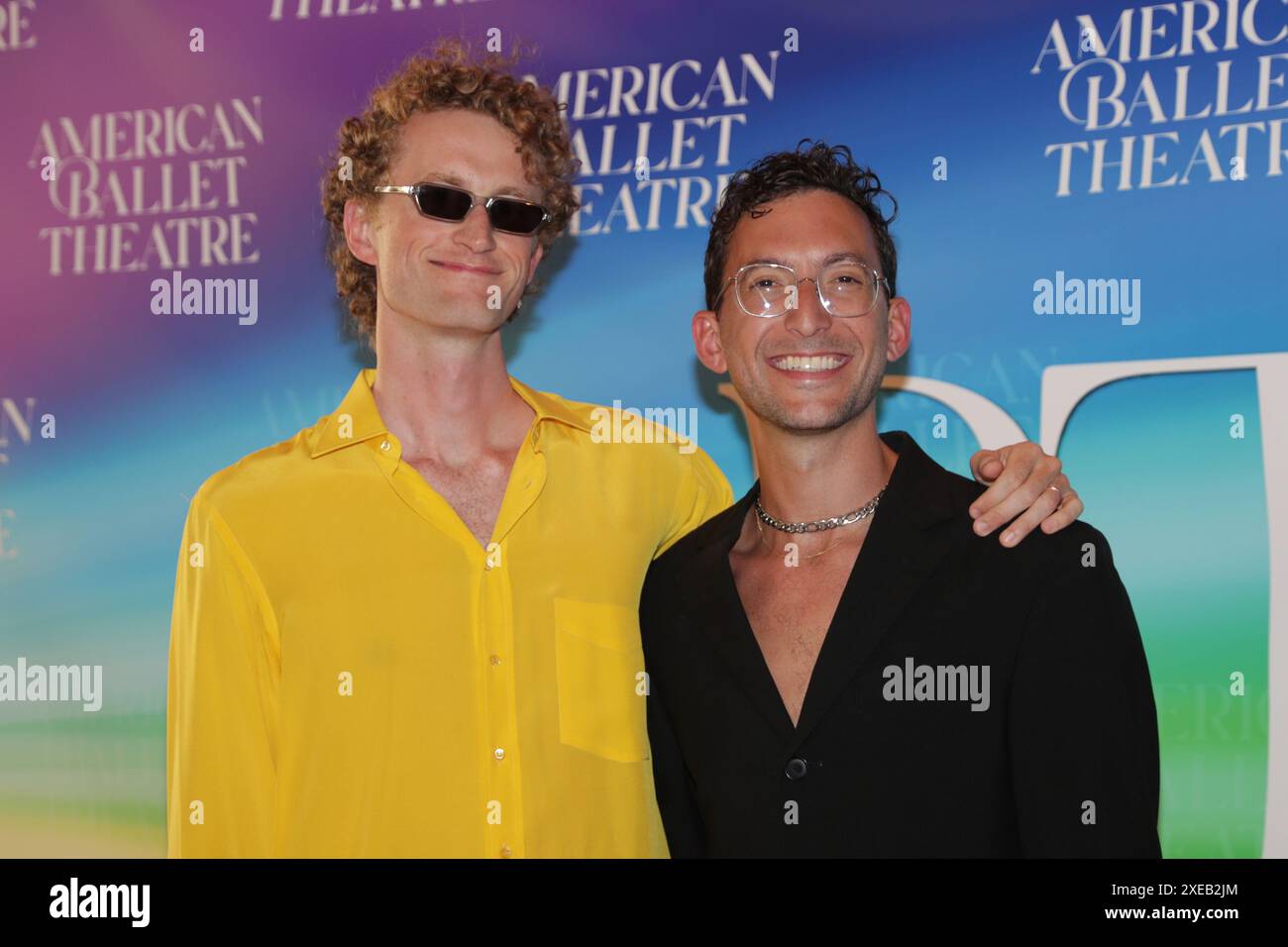 New York, USA, June 25, 2024 - Fergus McIntosh and Eli Berger attends ...