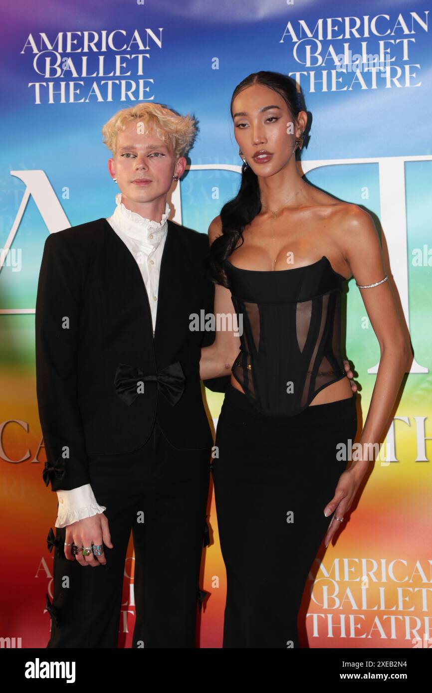 New York, USA, June 25, 2024 - (L-R) Connor Holloway and Dominique ...