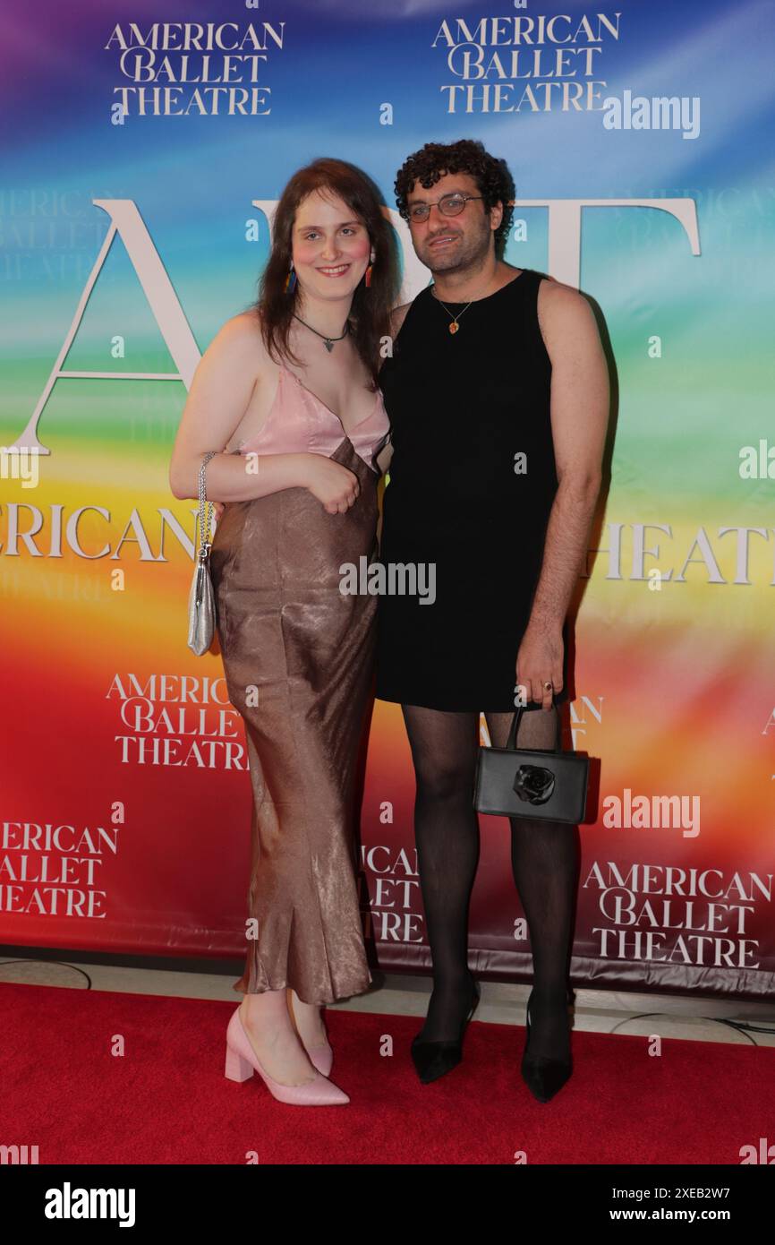 New York, USA, June 25, 2024 - (L-R) Abby Stein and Adam Eli attend ...