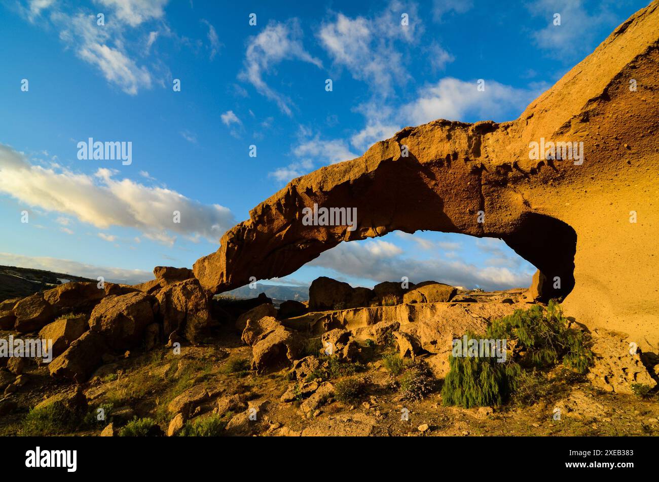 Natural Arch in the Desert Stock Photo - Alamy