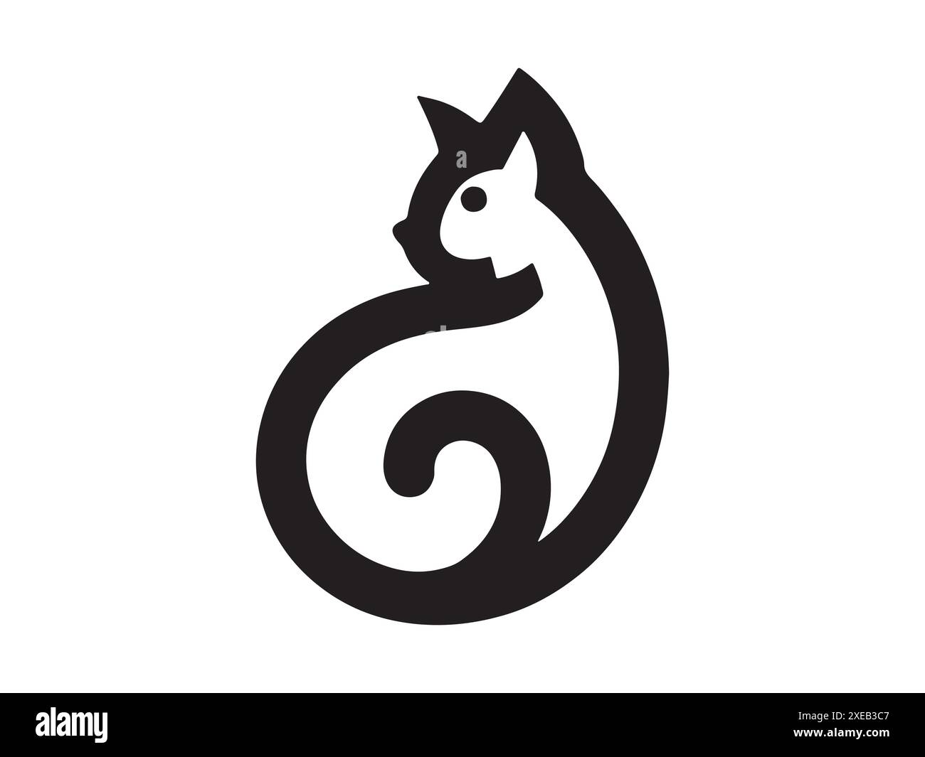 Minimal Thin Line Cat logo icon symbol vector template Stock Vector ... Minimal Thin Line Cat logo icon symbol vector template Stock Vector ...