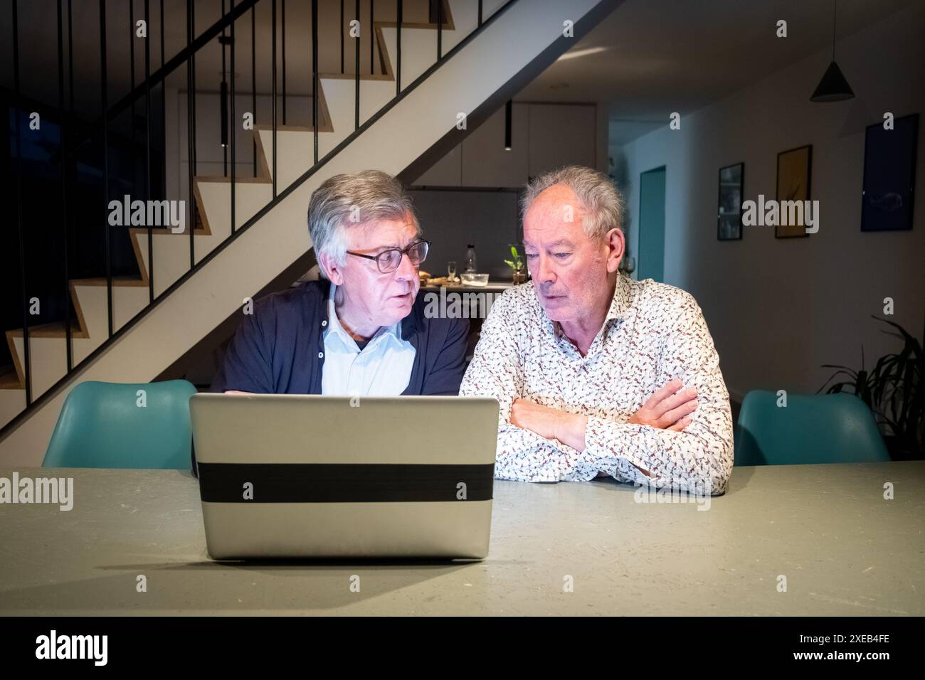 Collaborative Effort in Technology Stock Photo - Alamy