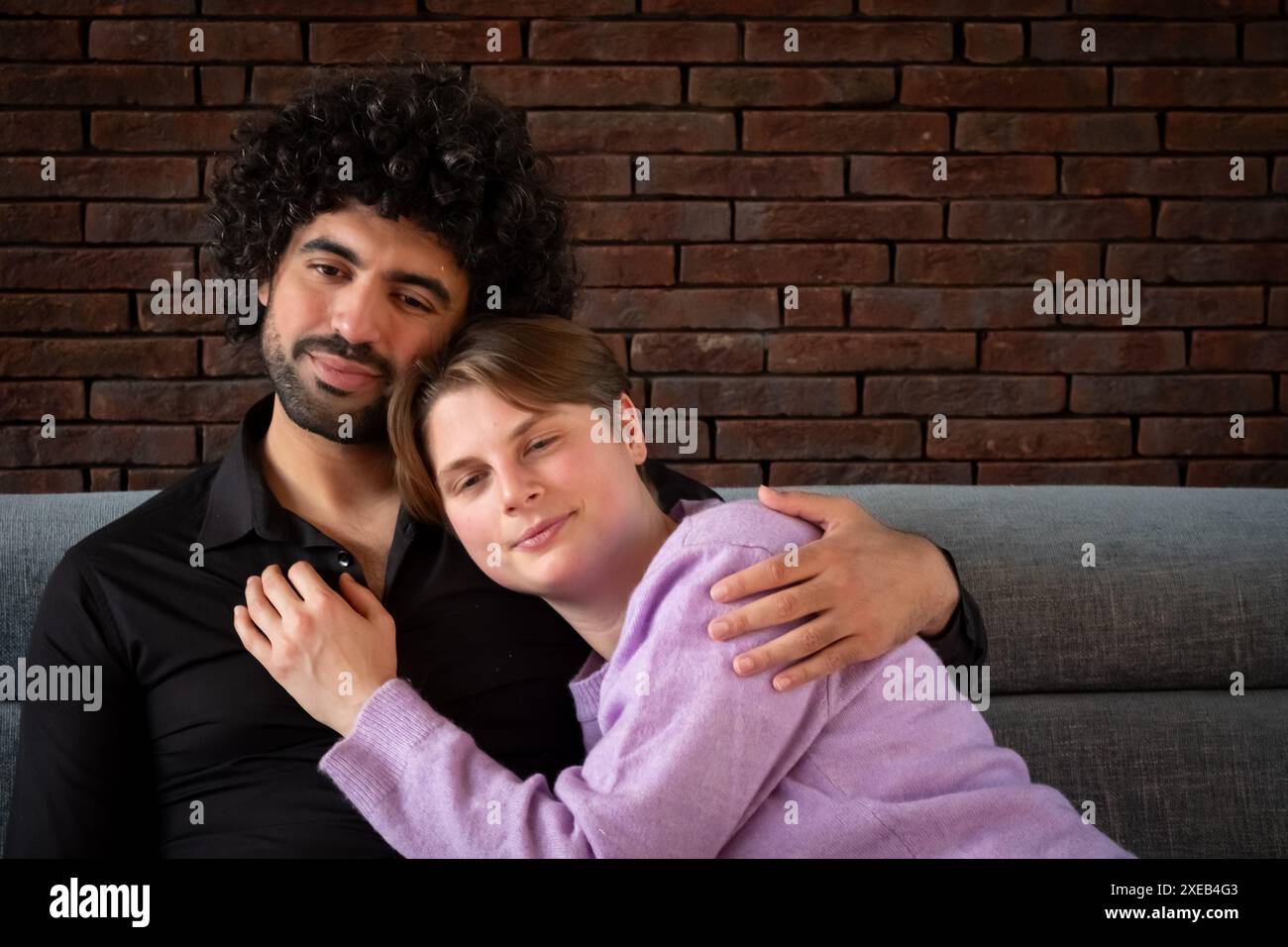 Relaxed posture cozy hi-res stock photography and images - Alamy