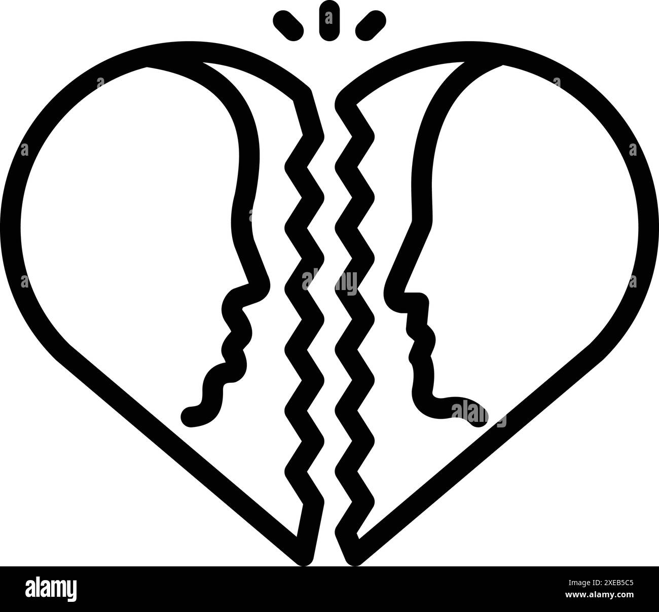 Icon divorce attorney hi-res stock photography and images - Alamy