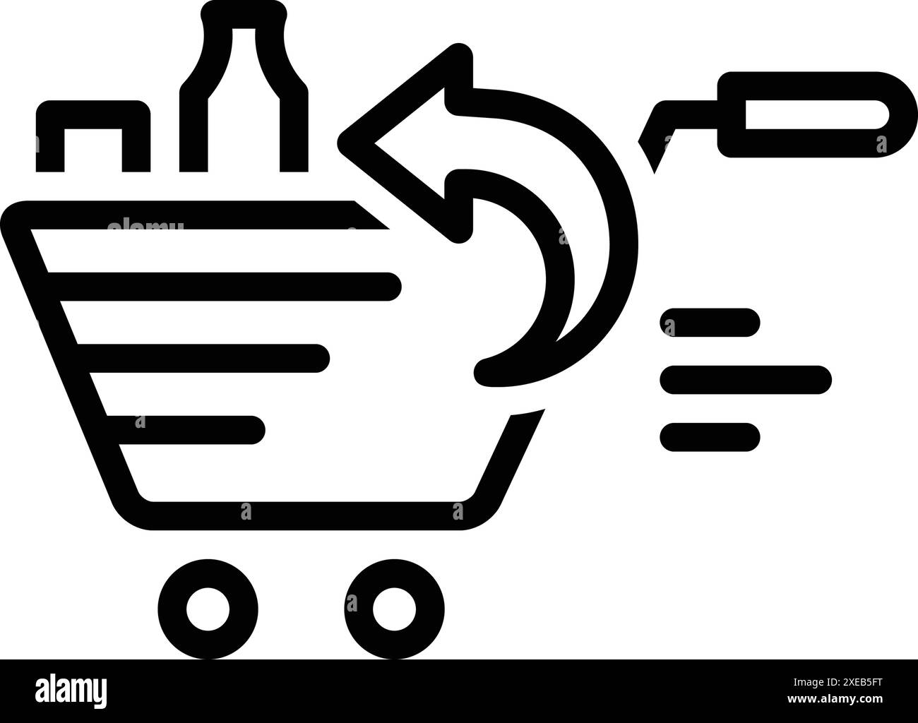 Icon for return,grocery Stock Vector Image & Art - Alamy