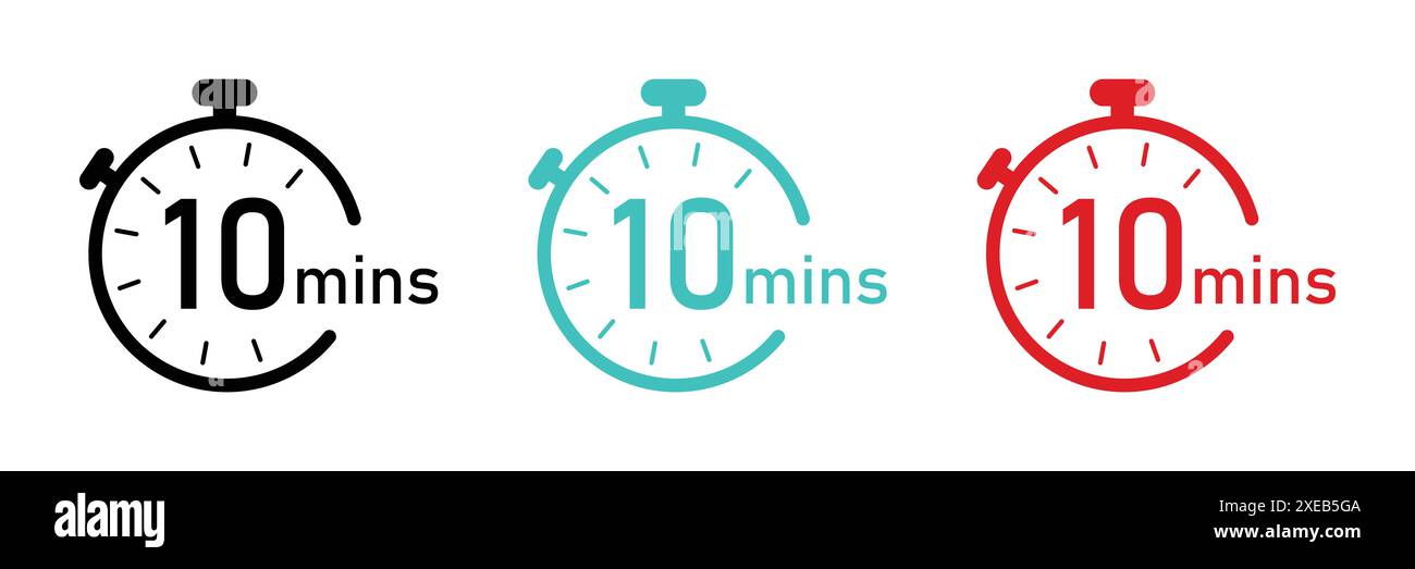 Set of timers. 10 minutes timer, Stopwatch or countdown vector ... Set of timers. 10 minutes timer, Stopwatch or countdown vector ...