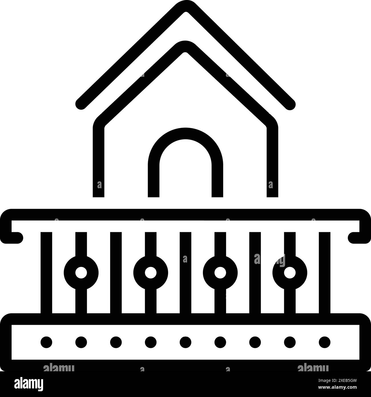 Icon for porch,balcony Stock Vector Image & Art - Alamy