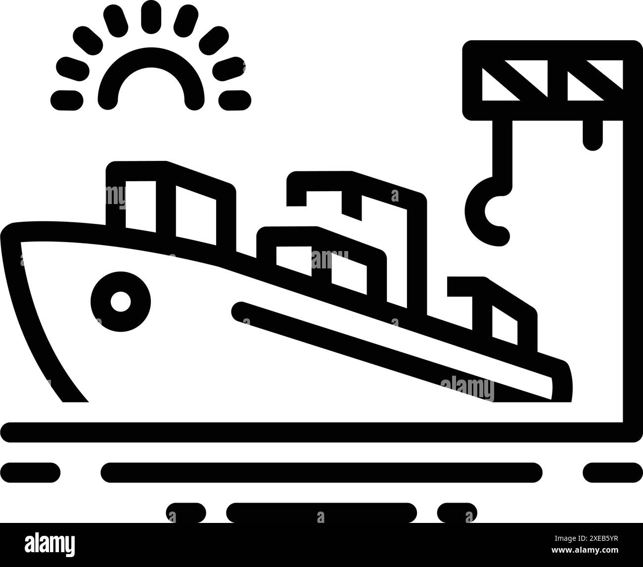 Icon for port,seaport Stock Vector Image & Art - Alamy