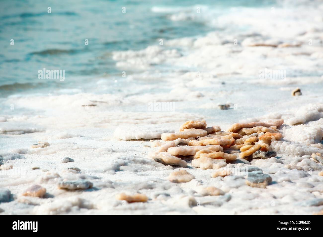 Close view salt crystals dead hi-res stock photography and images - Alamy