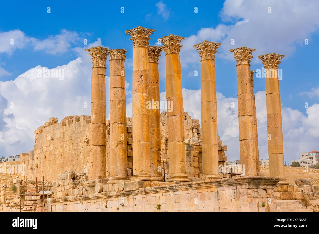 Jerash, Jordan Temple of Artemis in ancient Gerasa Stock Photo - Alamy