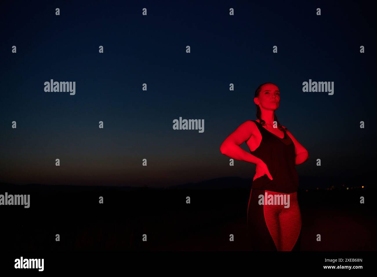 Nighttime marathon hi-res stock photography and images - Alamy