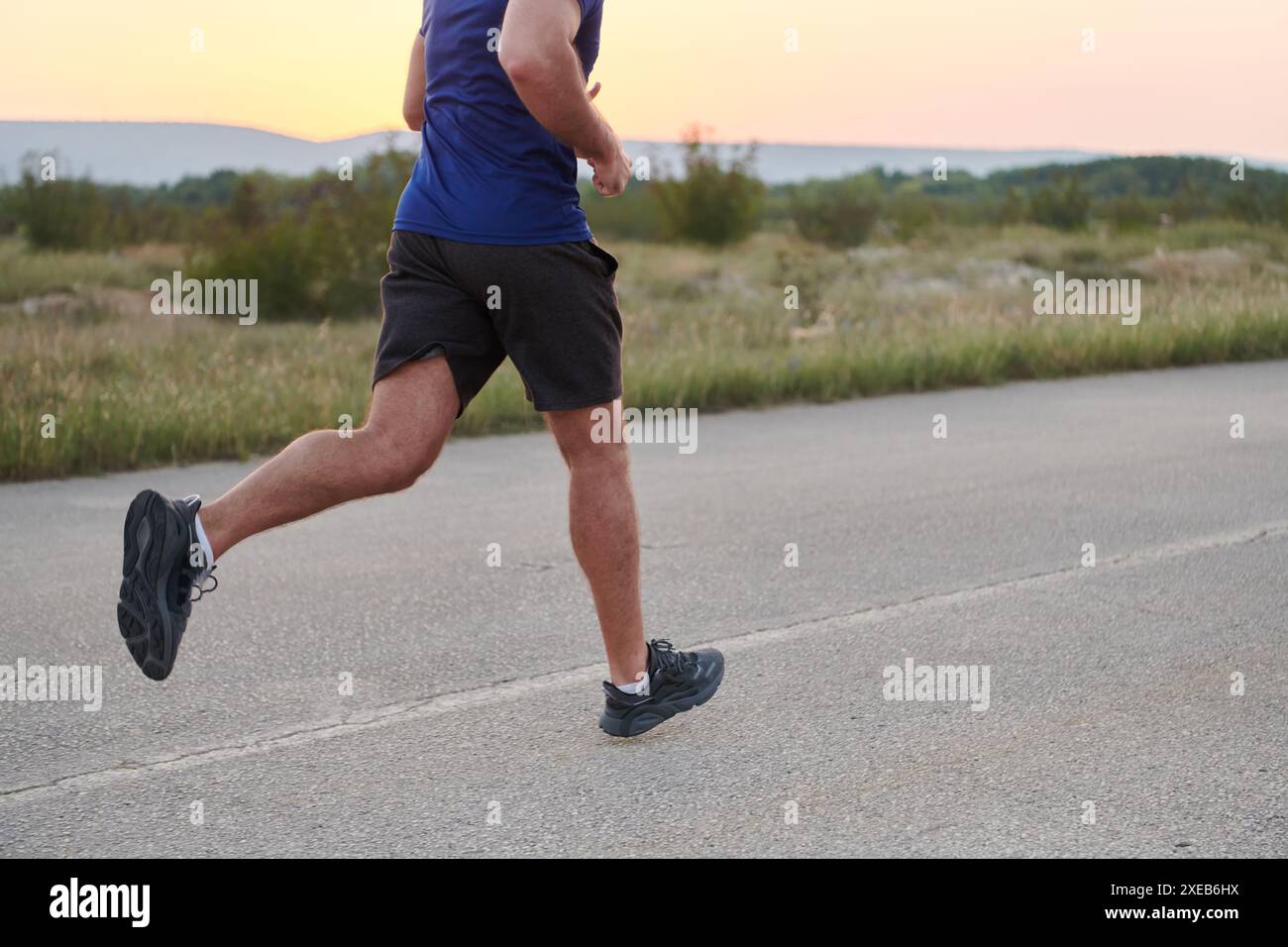 A dedicated marathon runner pushes himself to the limit in training ...