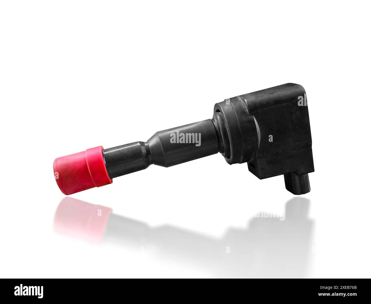 Car ignition coil isolated on white background , Automotive parts ...