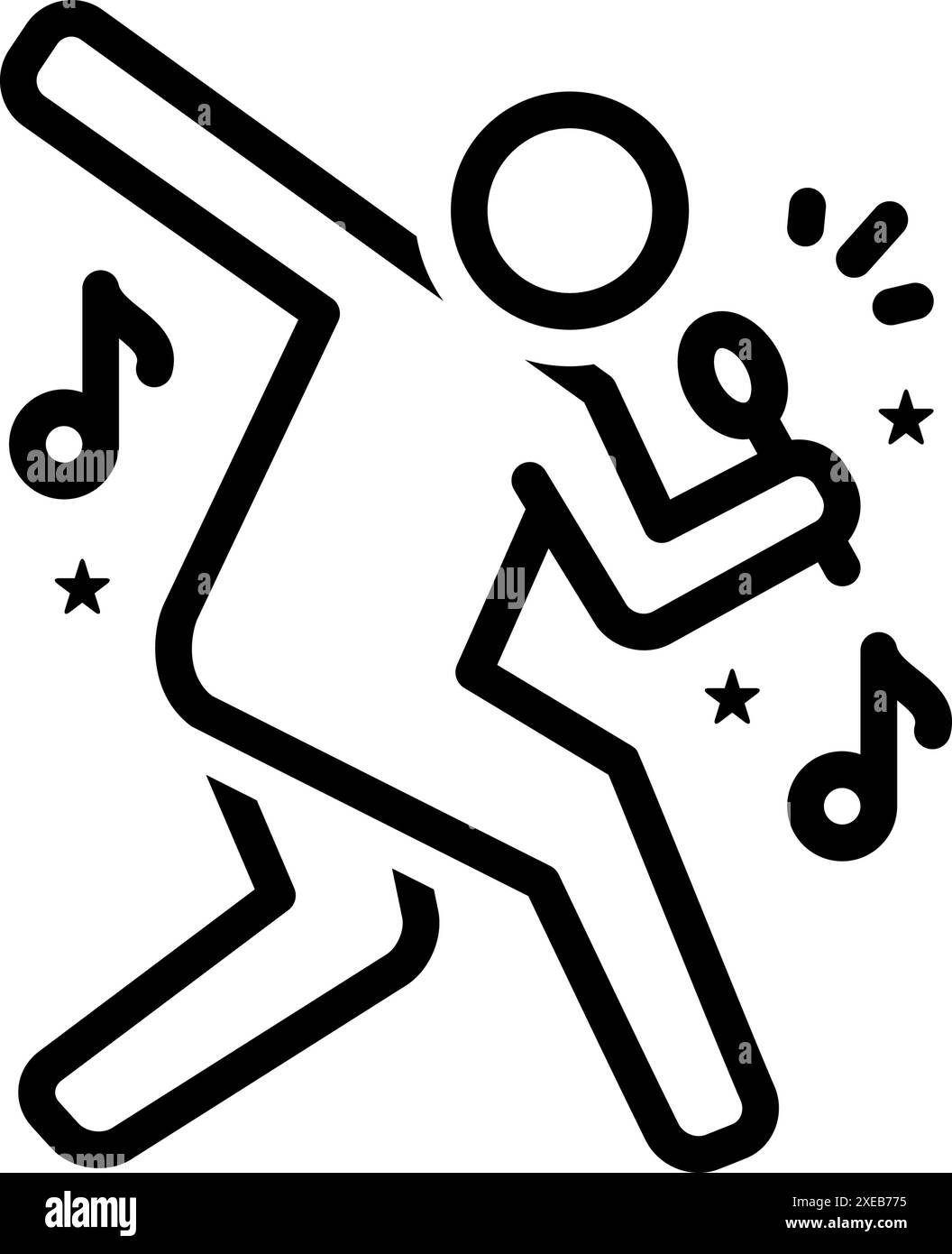 Vocalist symbol hi-res stock photography and images - Alamy