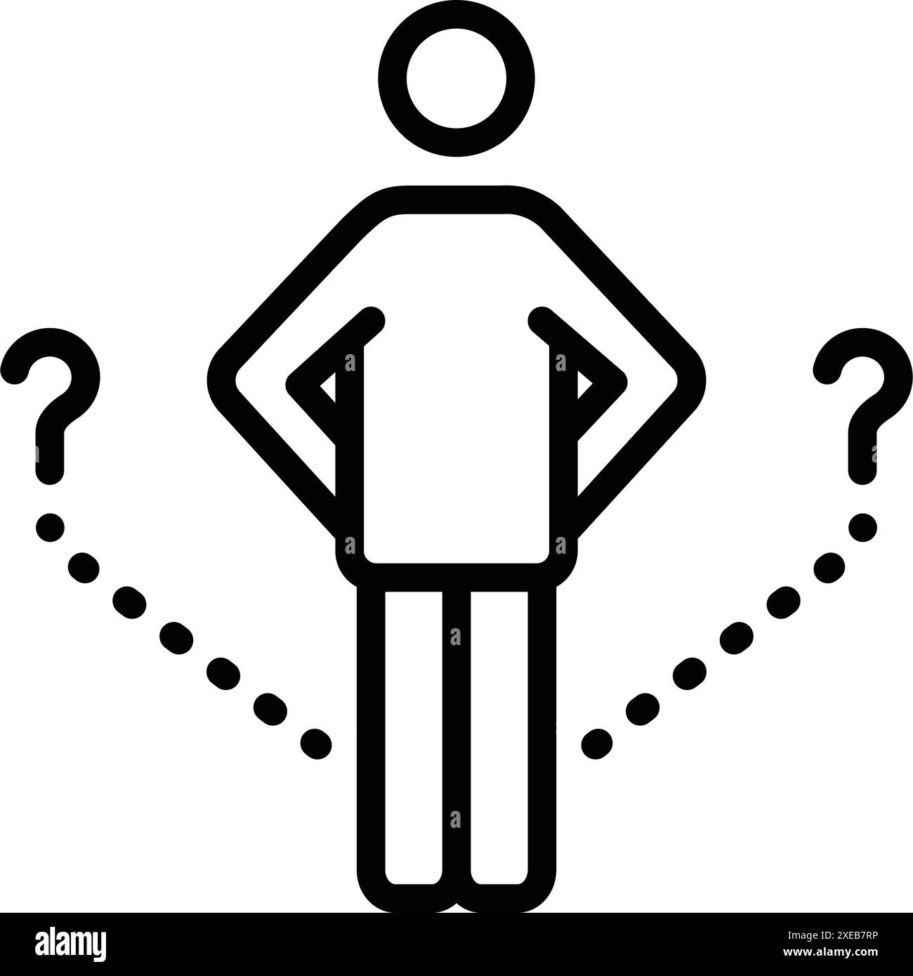 Icon for doubt,scepticism Stock Vector Image & Art - Alamy