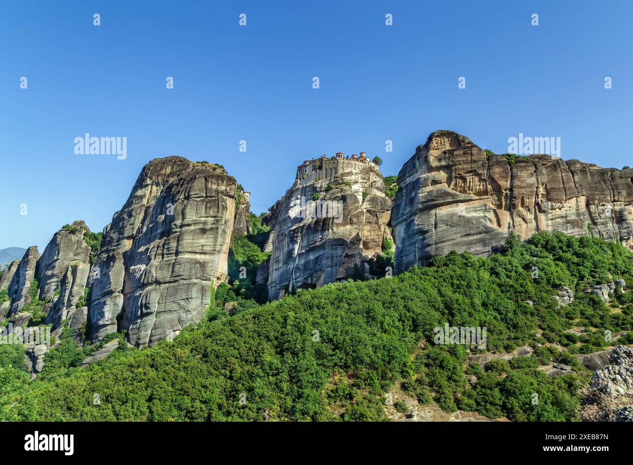 Monastery of Great Meteoron in Meteora, Greece Stock Photo - Alamy