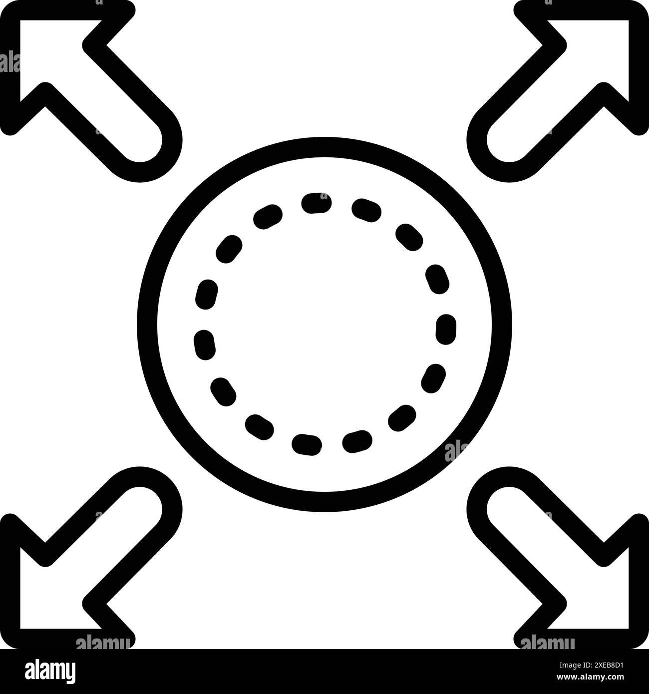 Icon for expand,enlarge Stock Vector Image & Art - Alamy