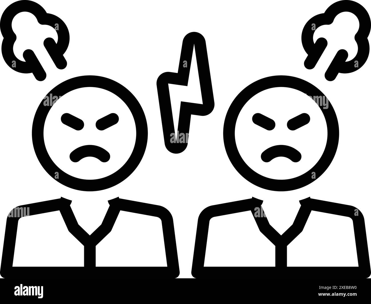 Icon For Argue Hostility Stock Vector Image And Art Alamy
