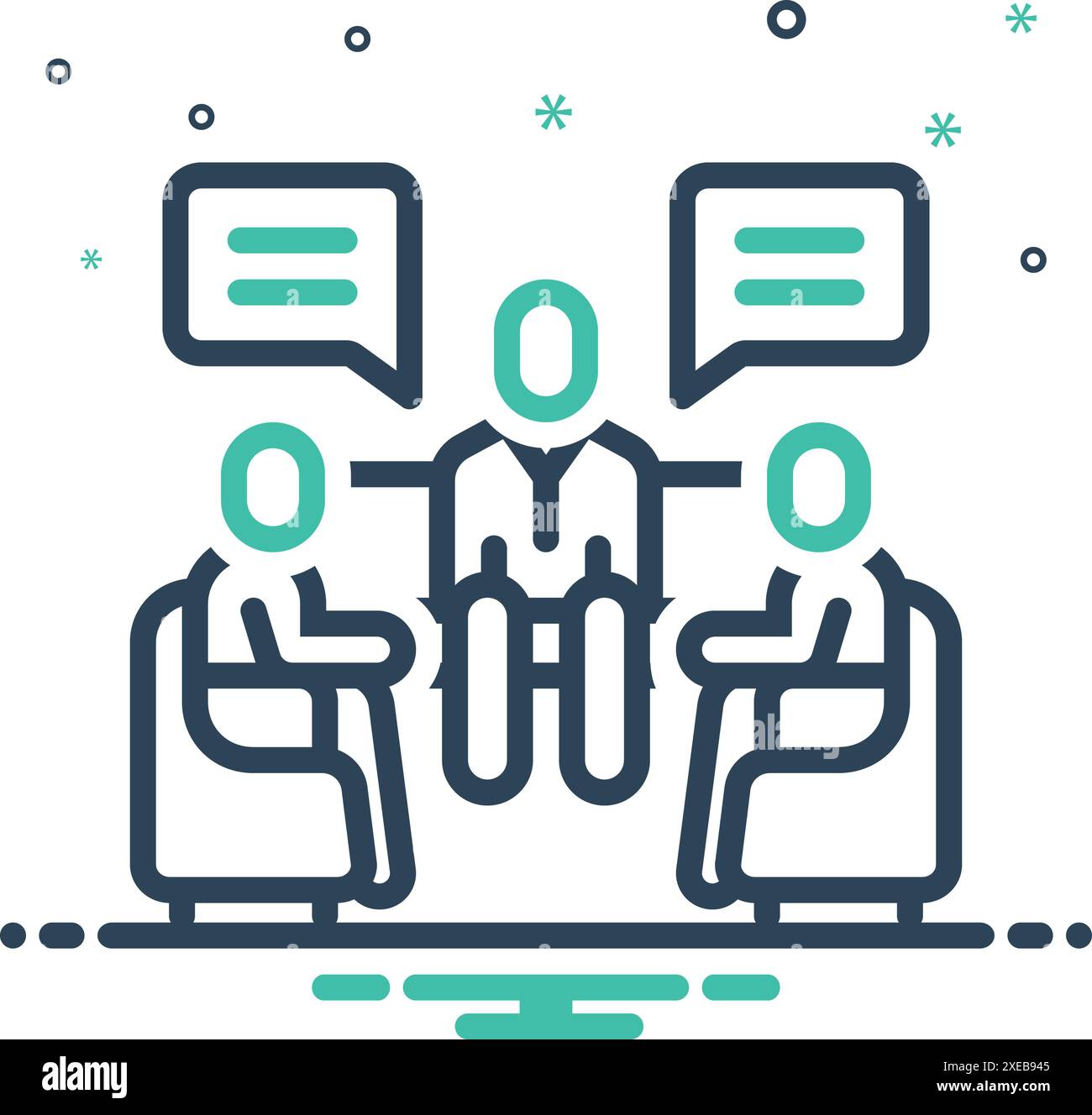 Group talk Cut Out Stock Images & Pictures - Alamy