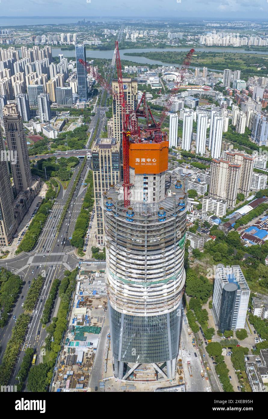 **CHINESE MAINLAND, HONG KONG, MACAU AND TAIWAN OUT** Aerial photo ...