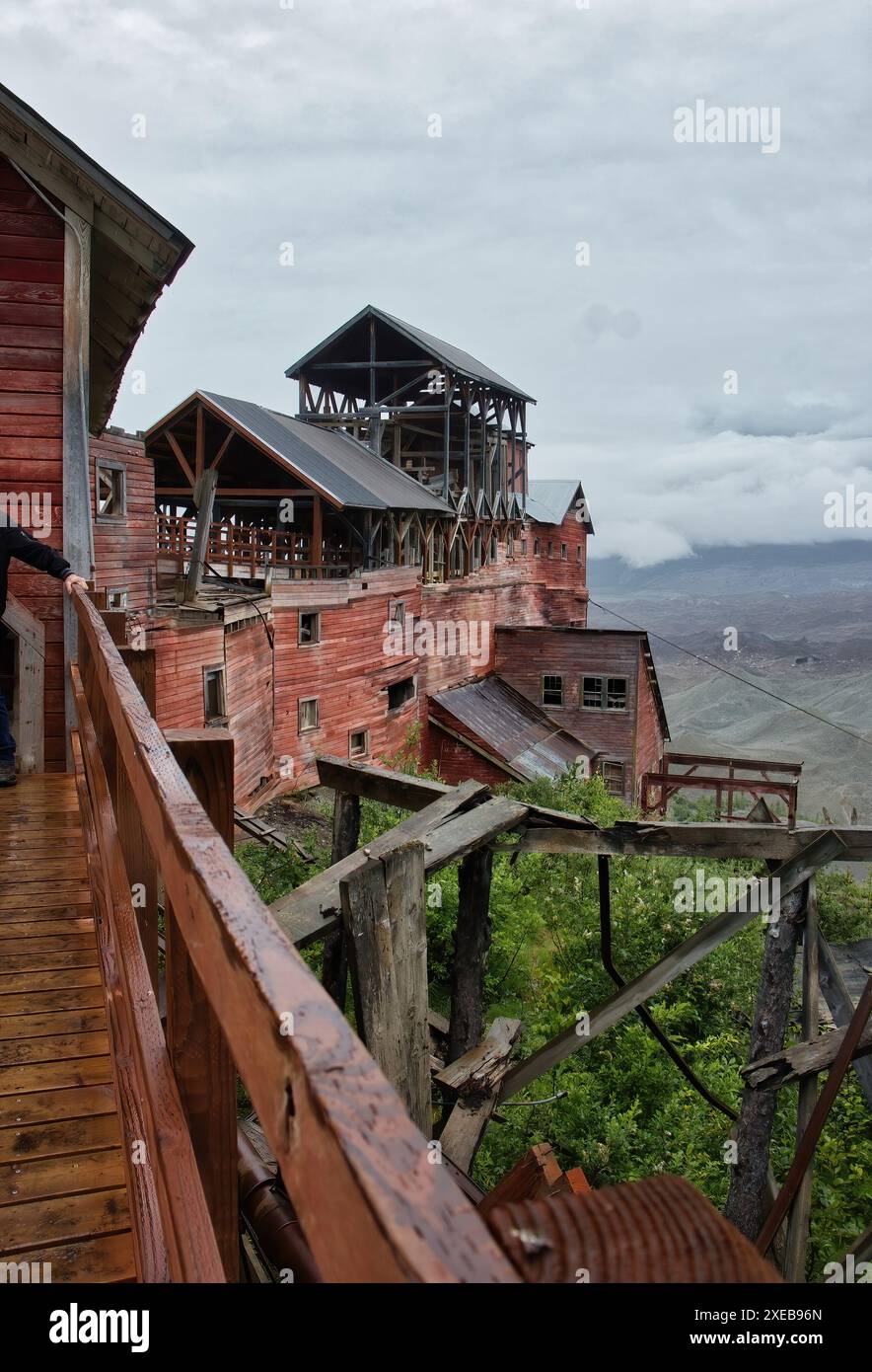 Kennecott, Alaska - July 13, 2023: Side of Kennecott copper mine in ...