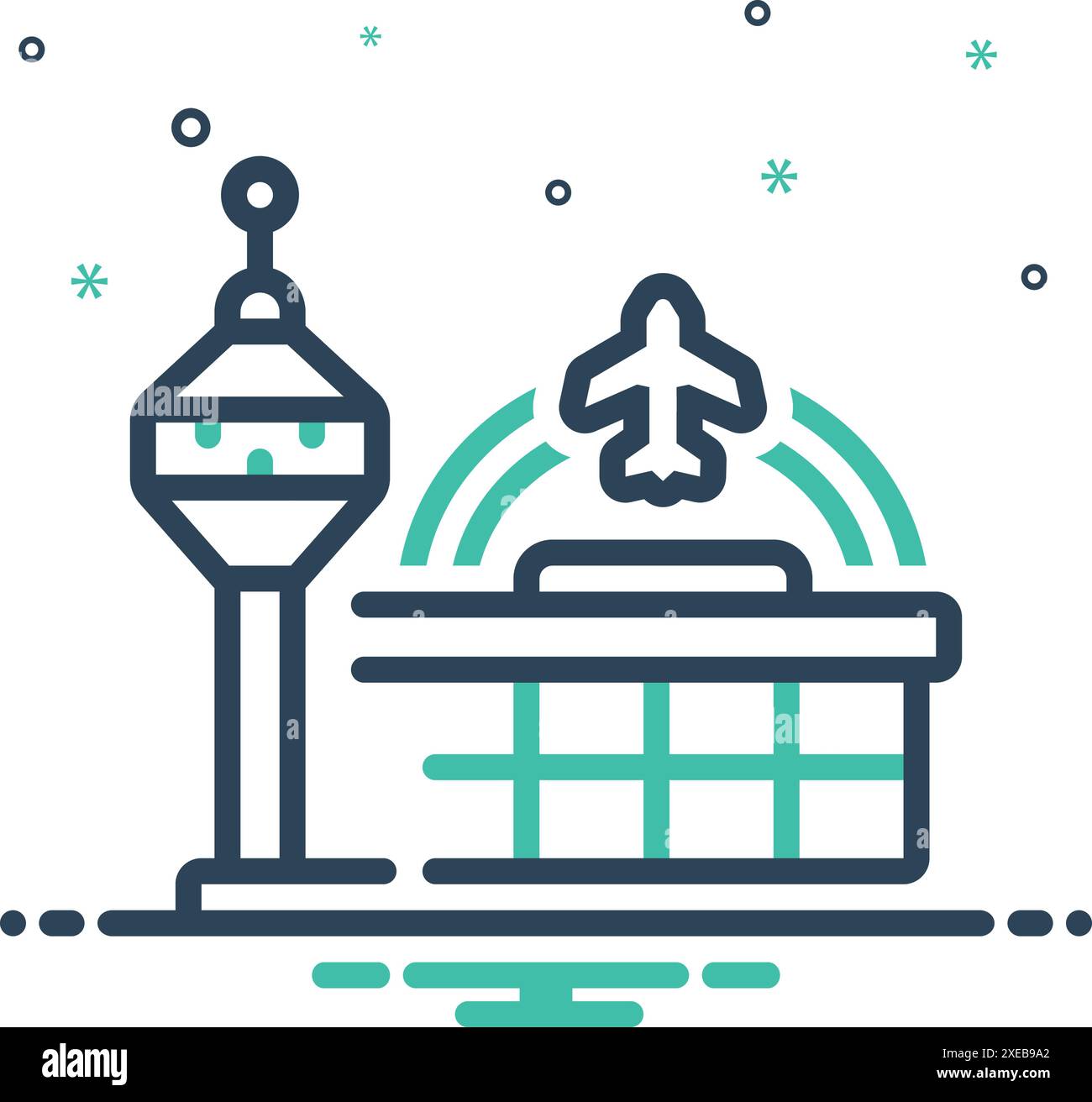 Icon airport hub Cut Out Stock Images & Pictures - Alamy