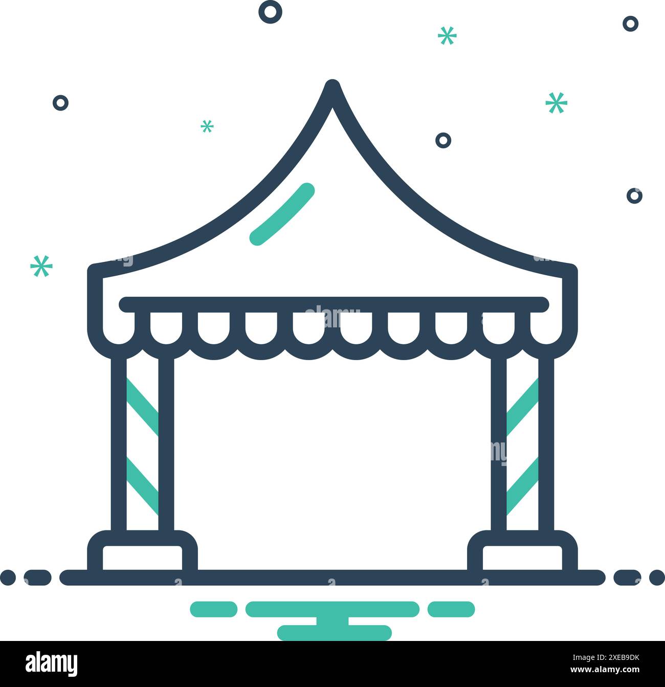 Pavilion shelter Cut Out Stock Images & Pictures - Alamy