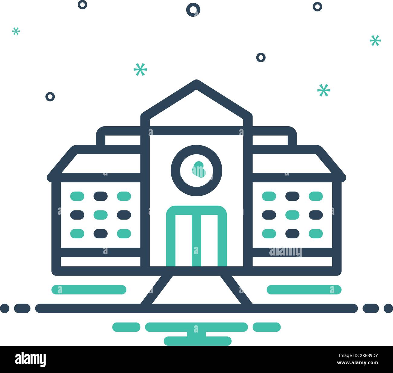 Icon for school, building Stock Vector Image & Art - Alamy