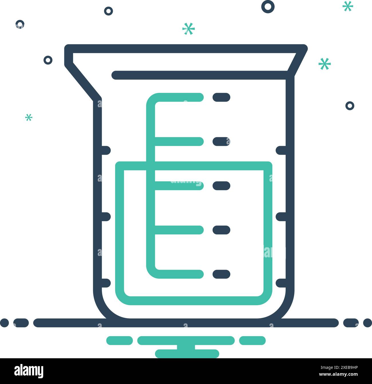 Icon for beaker, laboratory Stock Vector Image & Art - Alamy