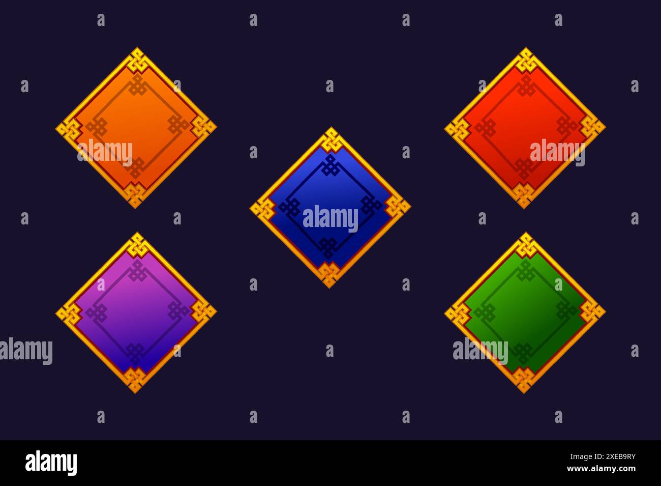 Set vintage frames borders Stock Vector Images - Alamy