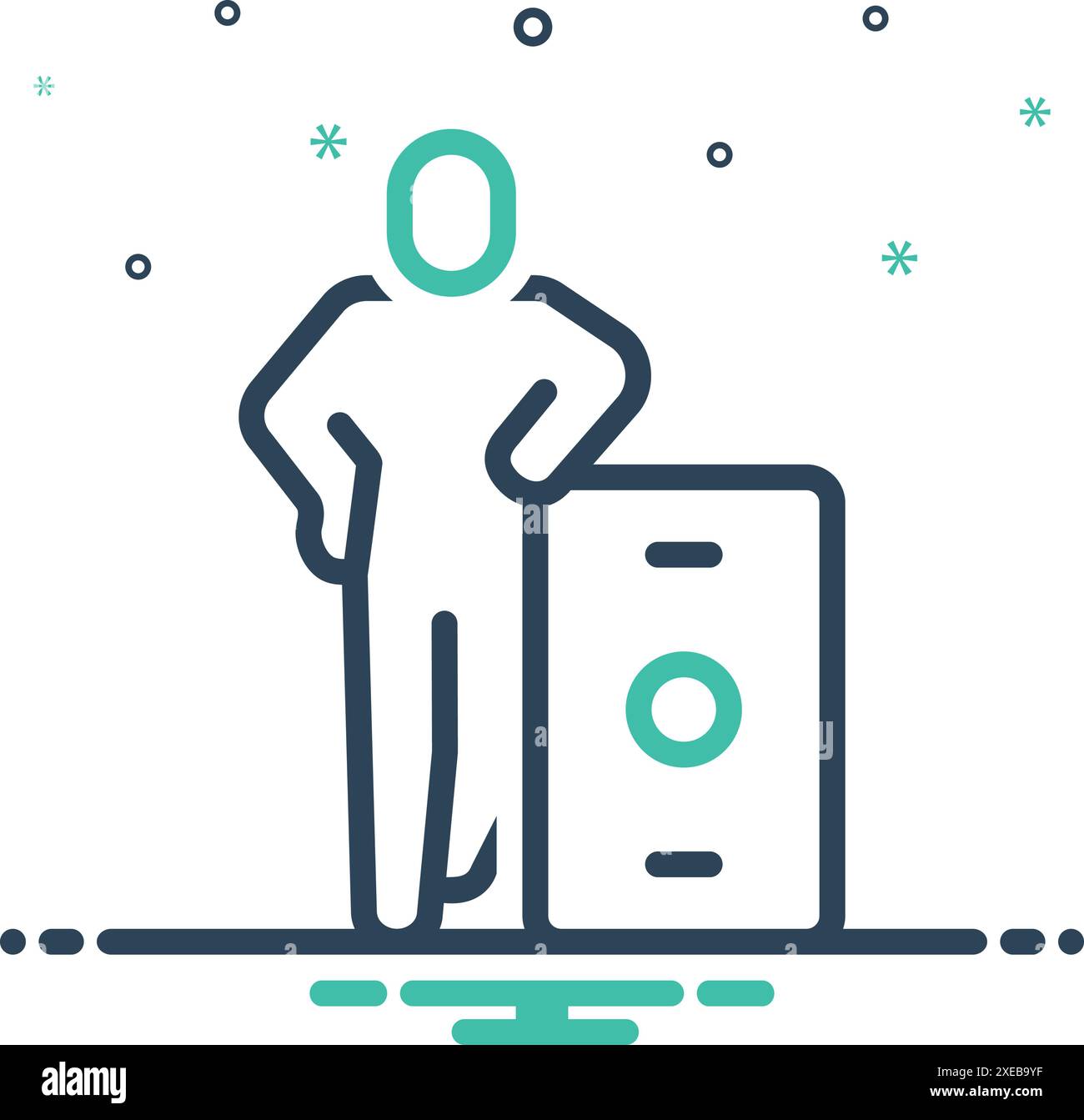 Icon for body gesture, stand Stock Vector Image & Art - Alamy