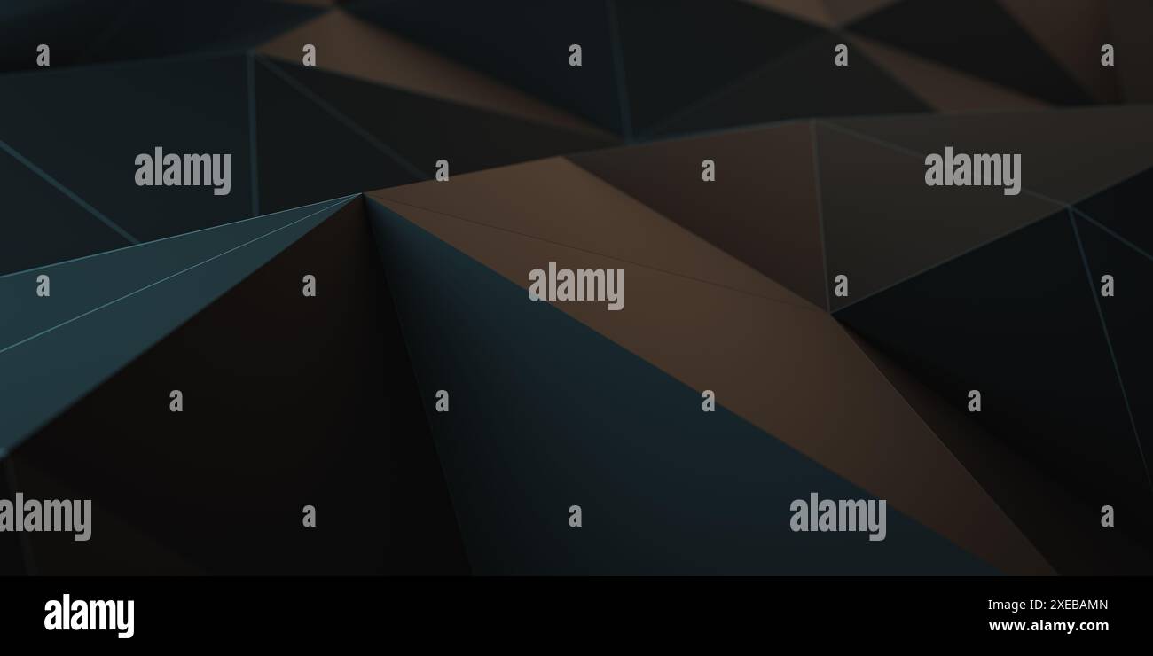 triangle shape abstract wallpaper backgrounds. 3d rendering Stock Photo ...