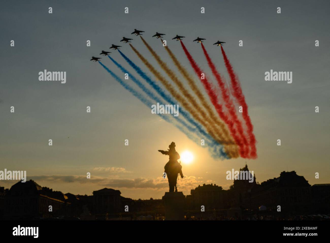 French Air and Space Force's elite acrobatic flying team 'Patrouille de ...
