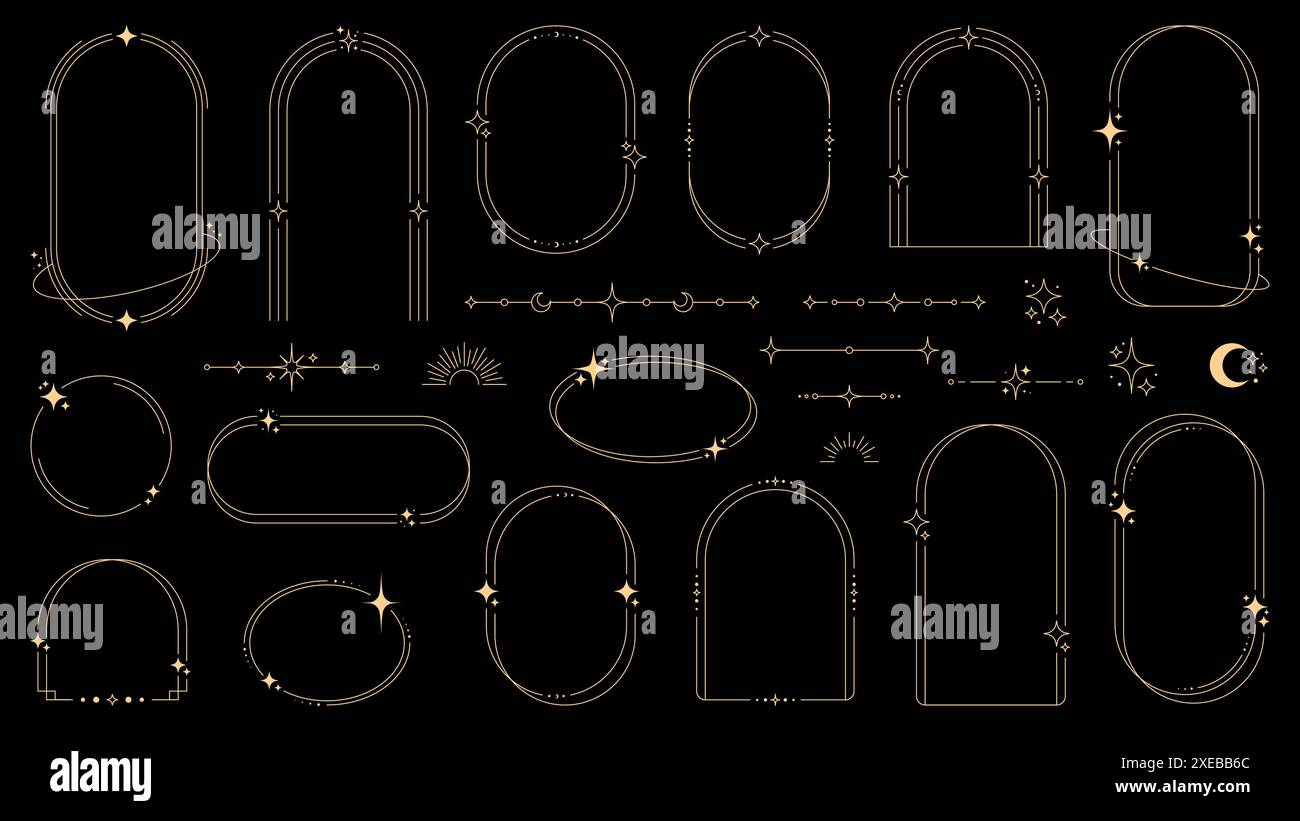 Celestial arch Stock Vector Images - Alamy